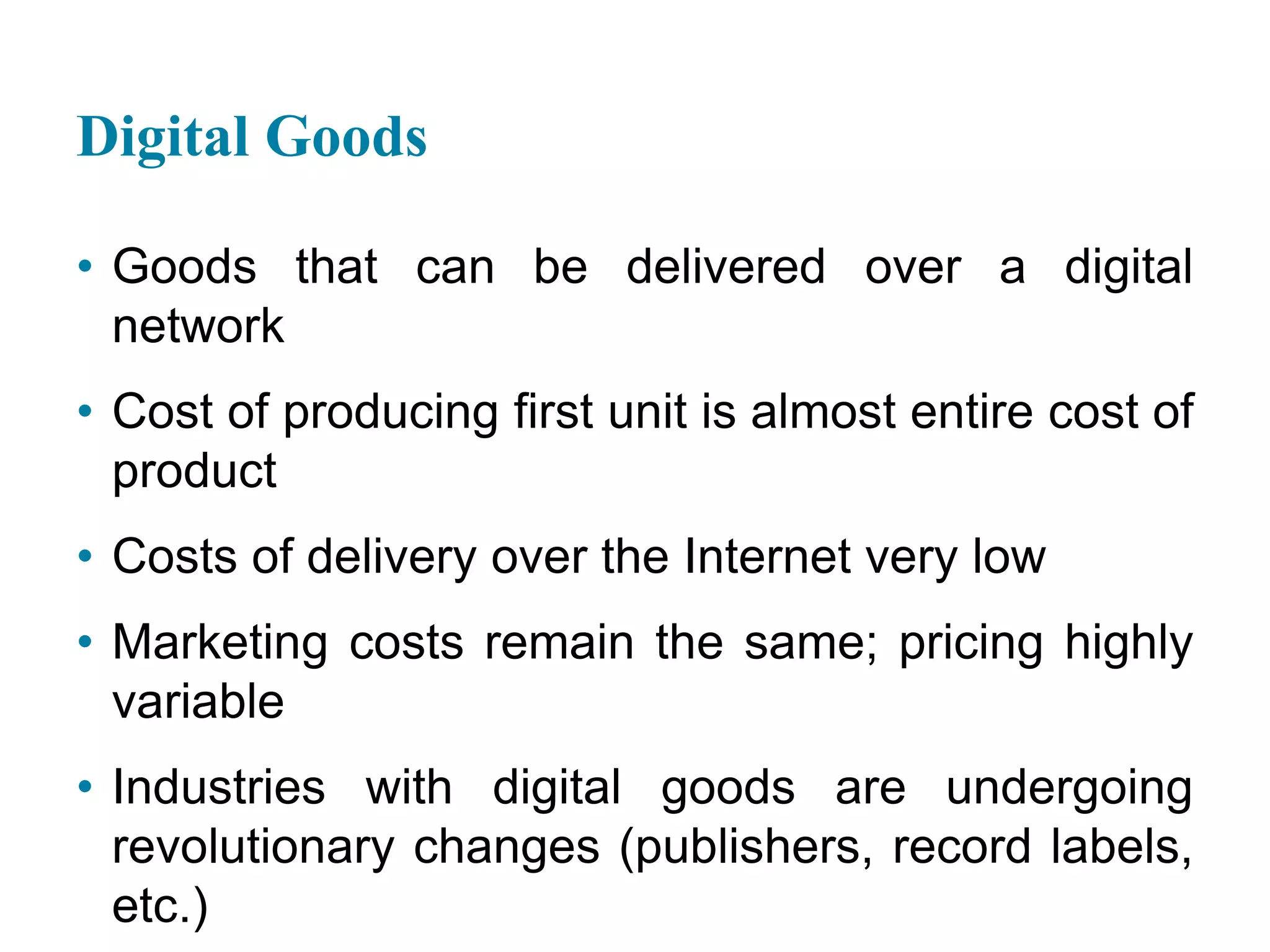 E-Commerce: Digital Markets, Digital Goods | PPTX