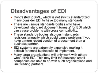 E commerce (edi) | PPTX