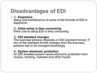 E commerce (edi) | PPTX