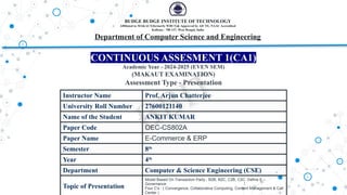 E-Commerce & ERP mp[dsaajp[djfpdfsjndsf | PPTX