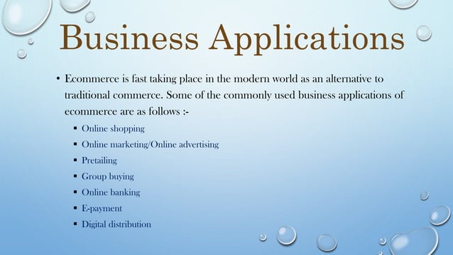 Some E-commerce Applications | PDF | Internet | Computing