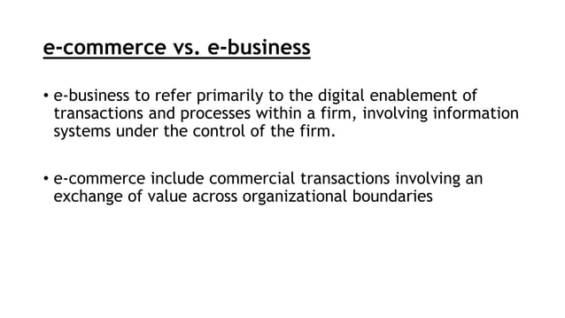 E commerce Presentation | PPTX | Internet | Computing
