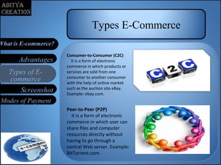 E commerce for tybcom | PPT