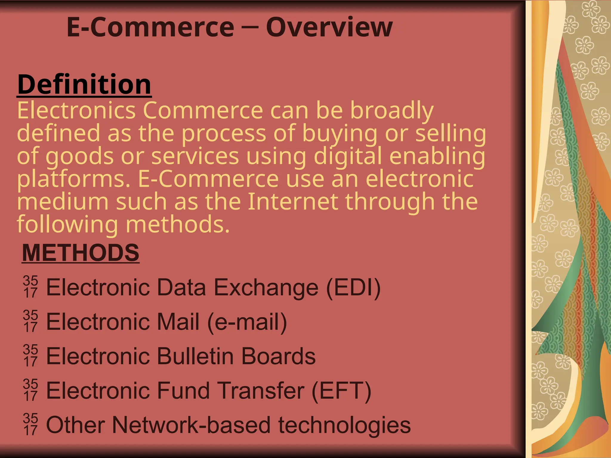 E COMMERCE IN CONSTRUCTION PROJECT MANAGEMENT.ppt