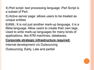 E commerce infrastructure | PPTX