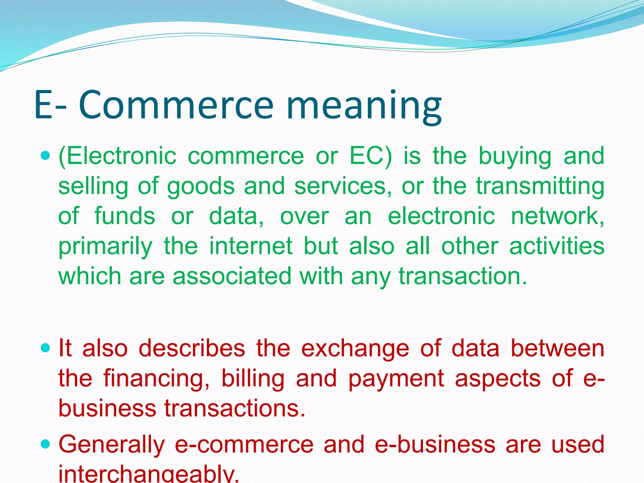 E commerce in india | PPTX