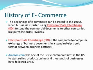 E commerce in india | PPTX