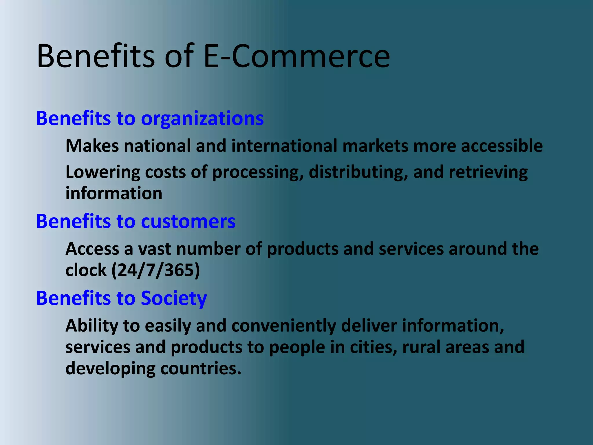 E commerce introduction | PPSX