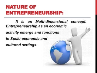 Nature of Entrepreneurship | PPTX