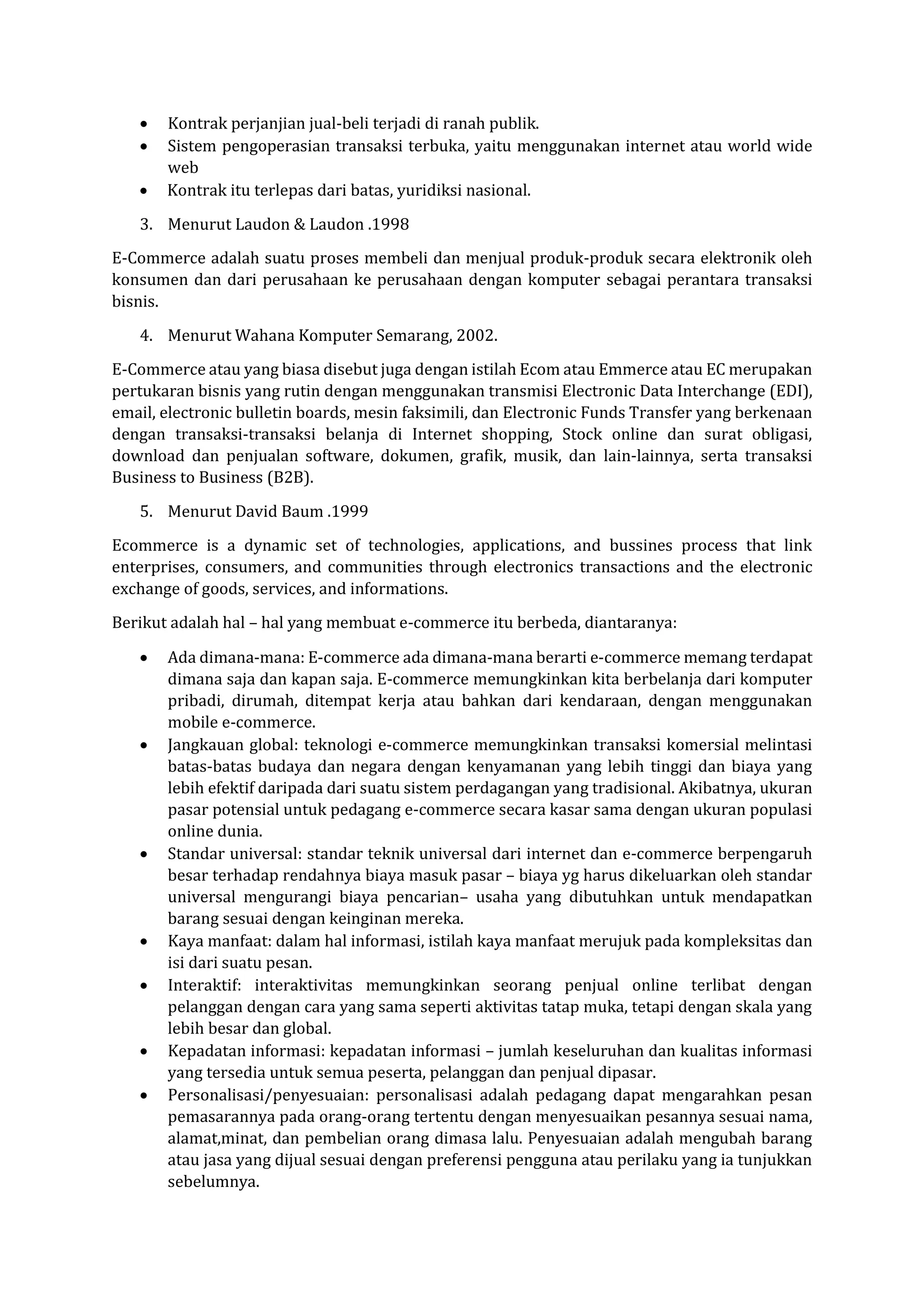 E-Commerce: Pasar Digital dan Barang Digital | PDF