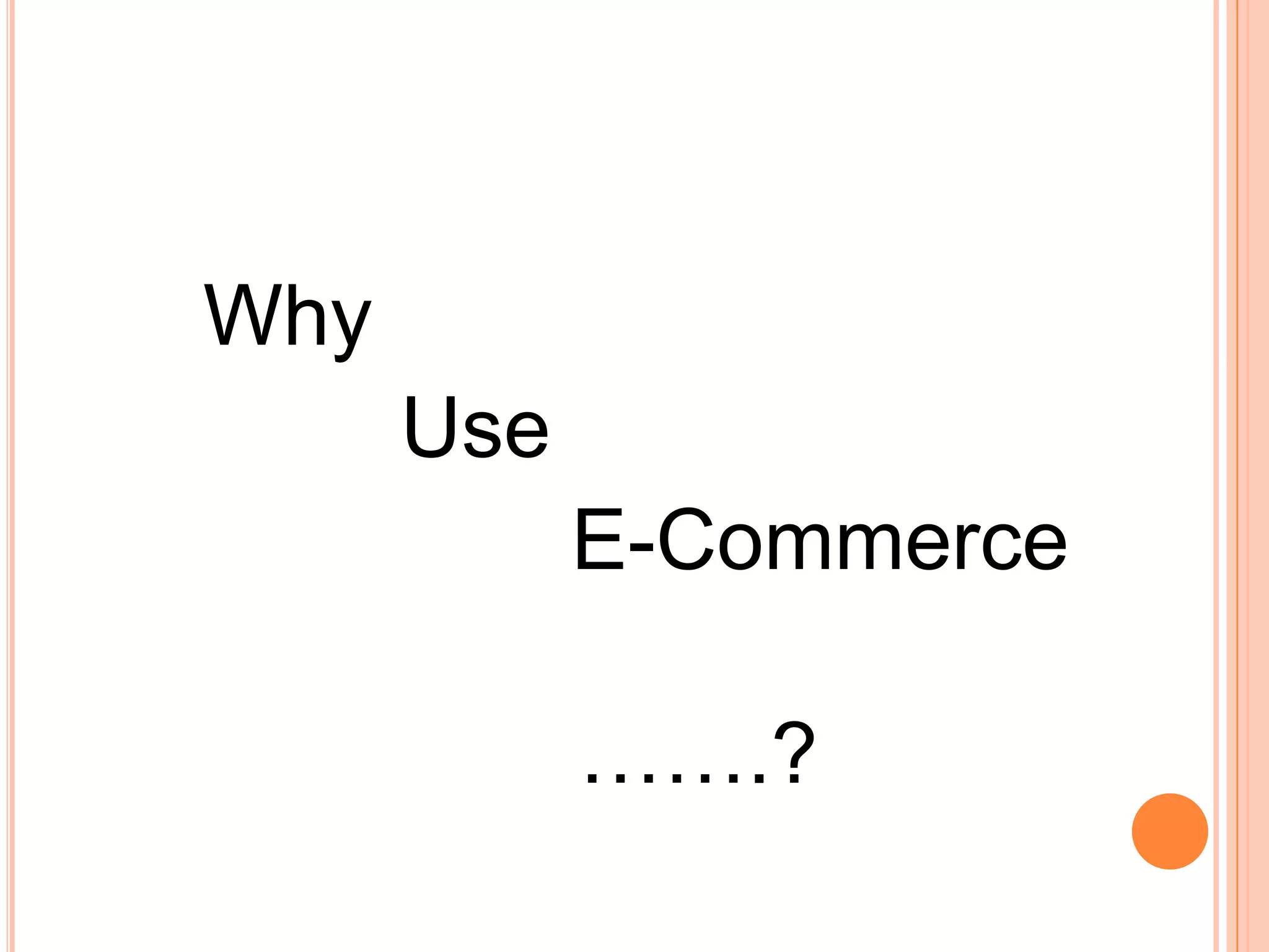 E commerce ppt | PPTX