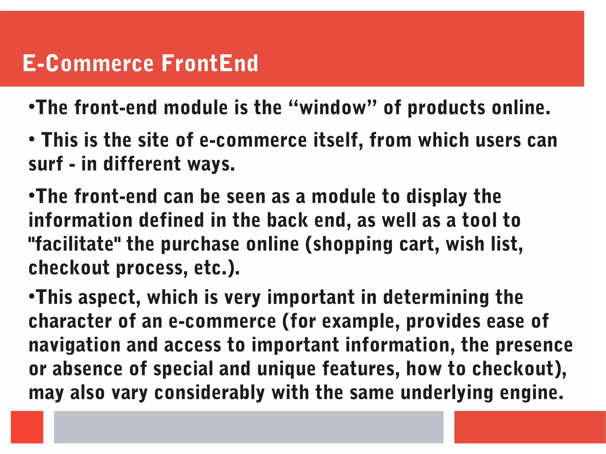 E commerce ppt | ODP