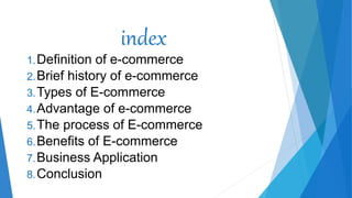 E commerce ppt | PPTX