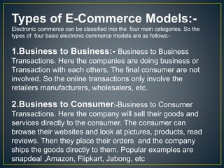 E commerce ppt | PPT