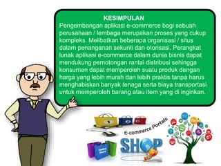 Presentasi E- commerce | PPTX