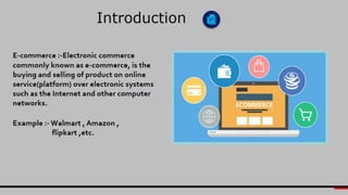 E commerce | PPT