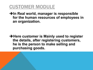 E-Commerce Shopping using MERN Stack where different modules are ...
