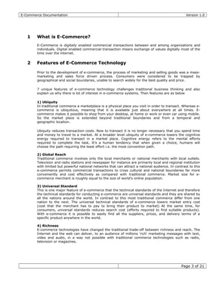 E commerce thesis | DOC