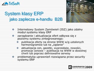 Systemy ERP - Systemy zintegrowane w sprzedaży Internetowej | PDF ...
