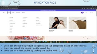 E-Commerce WEBSITE.pptx for college students for their presentation | PPTX