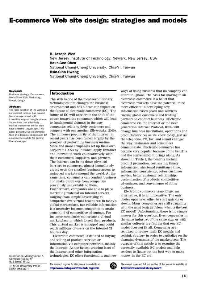 E commerce website design | PDF