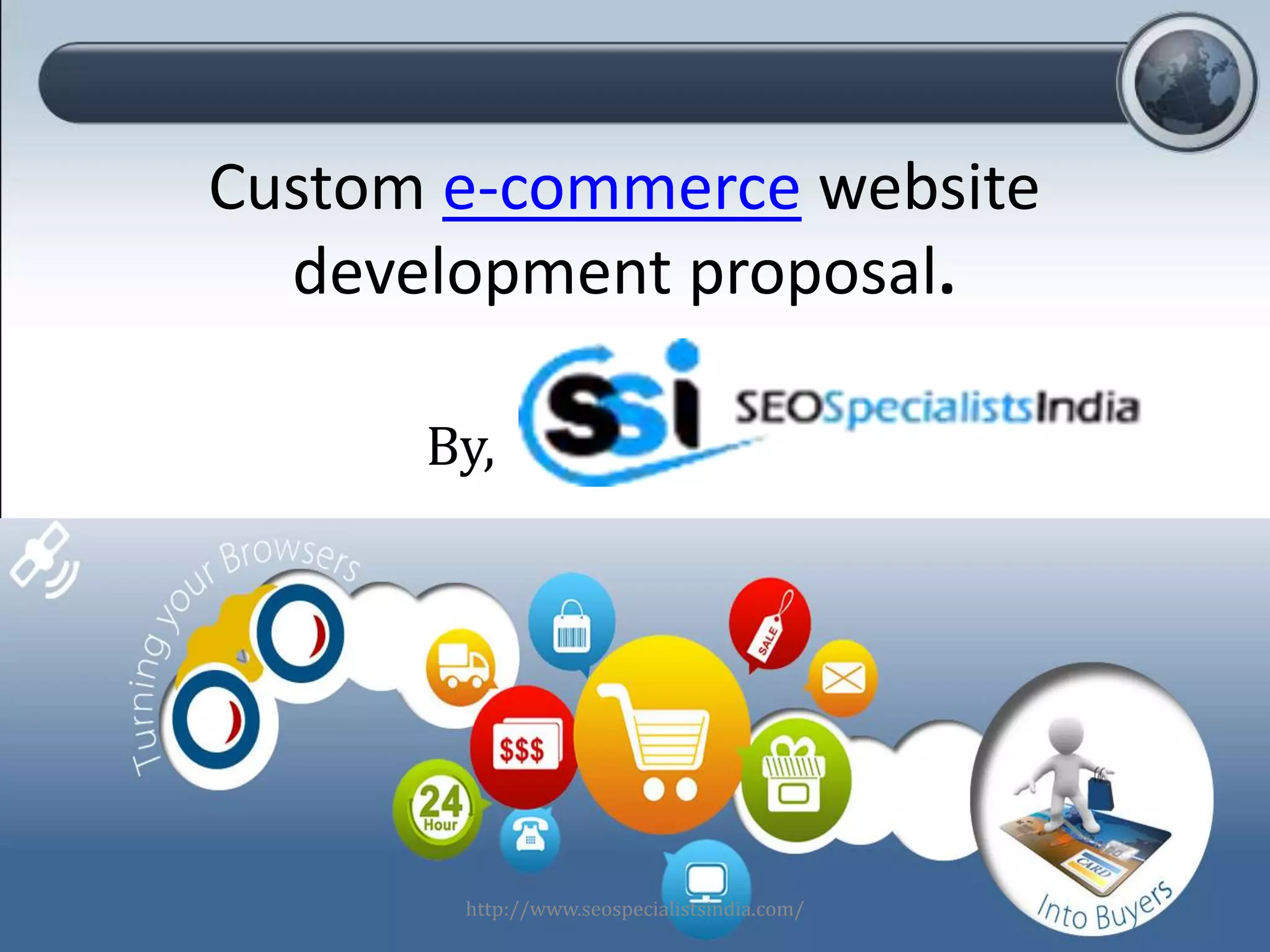 E commerce website proposal | PPTX