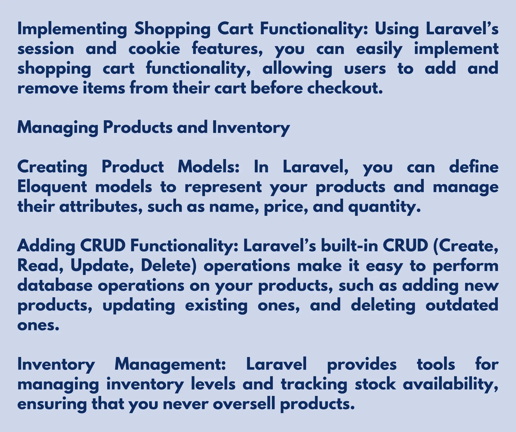 E-commerce Website with Laravel Building Your Online Store | PDF
