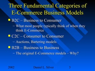 E comm models | PPT