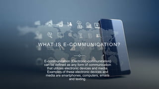 E-communication | PPTX