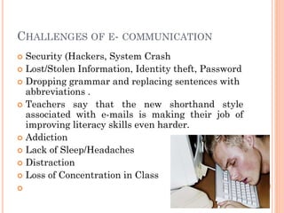 E communication & me | PPTX