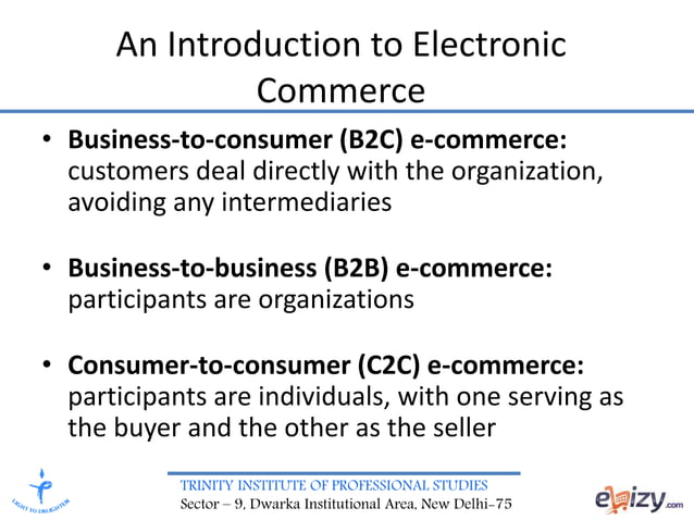E-Commerce- Introduction to E-Commerce | PPTX