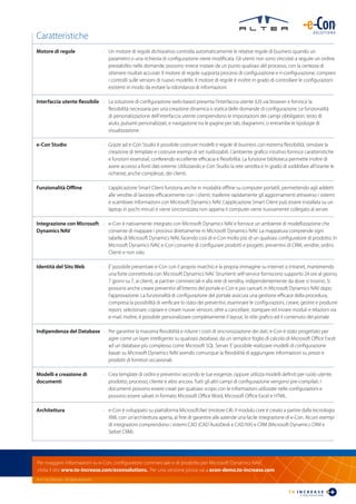 e-Con, Configuratore Commerciale e di Prodotto per Microsoft Dynamics ...