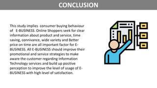 E consumer behavior | PPTX