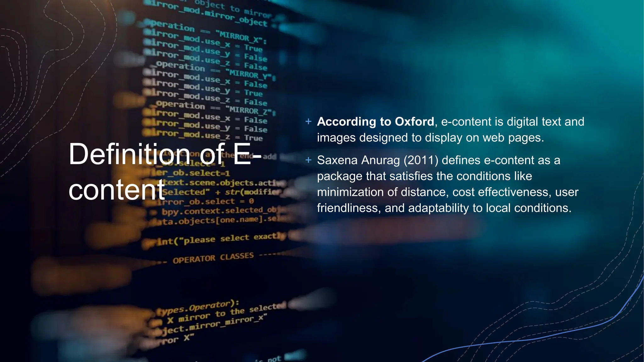 E- CONTENT-Meaning, Types and Advantages .pptx