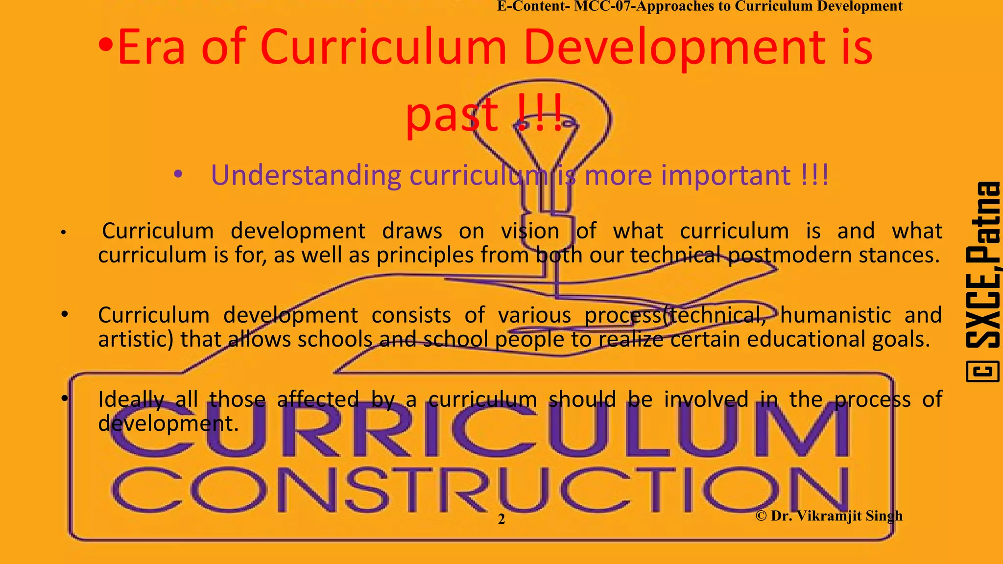 E-Content- MCC-07-Approaches to Curriculum Development & Tyler Model.pdf
