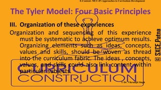 E-Content- MCC-07-Approaches to Curriculum Development & Tyler Model.pdf