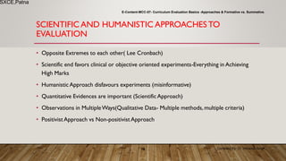 E-Content-MCC-07- Curriculum Evaluation Basics -Approaches & Formative ...