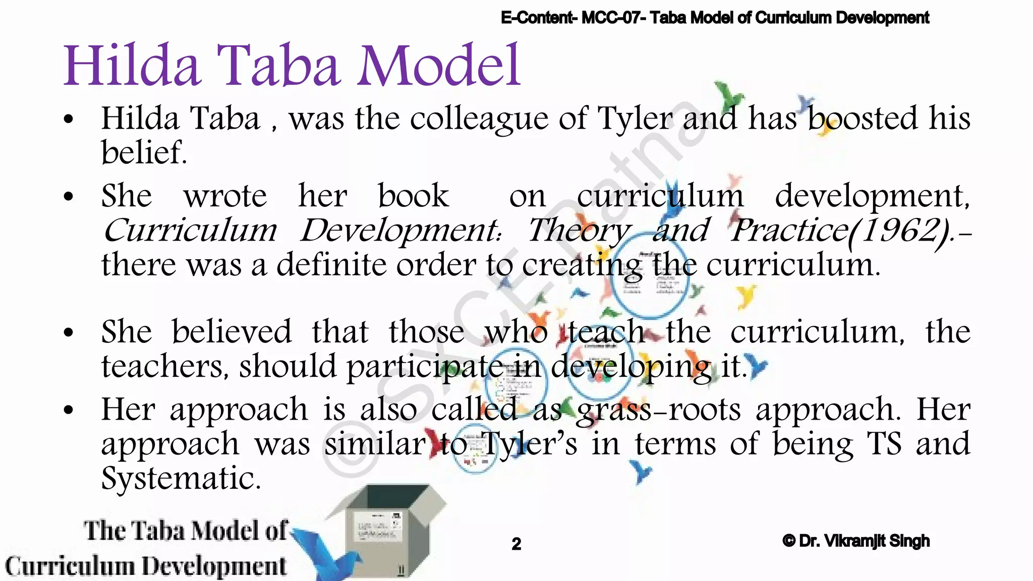 E-Content- MCC-07- Taba Model of Curriculum Development.pdf