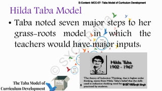 E-Content- MCC-07- Taba Model of Curriculum Development.pdf