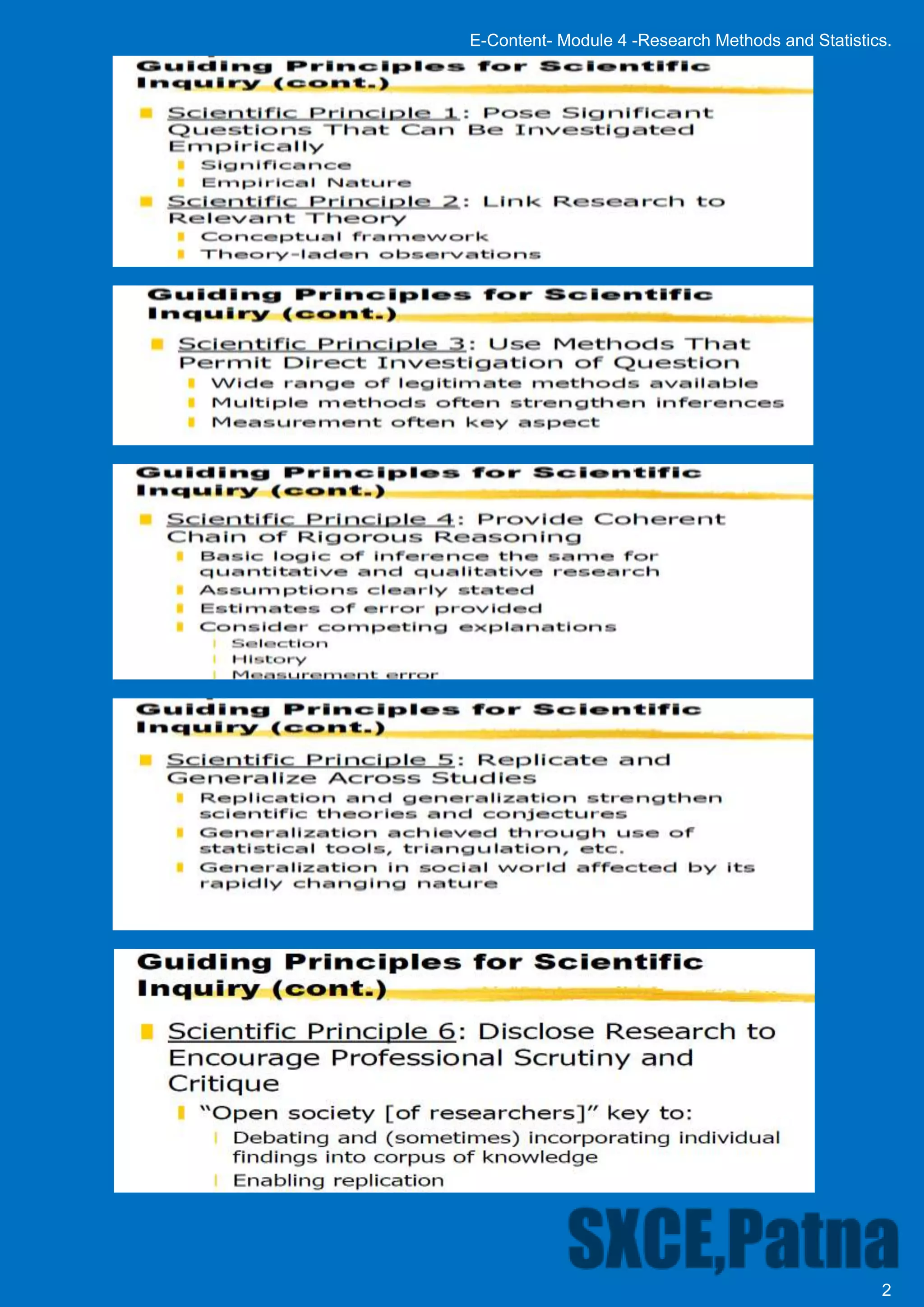 Scientific inquiry and theory development | PDF