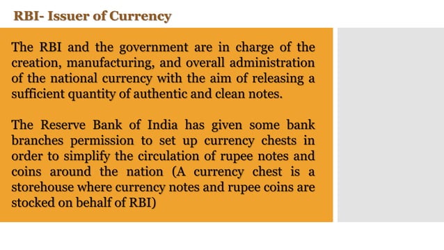 RBI and its functions.pptx | Currencies | Economy