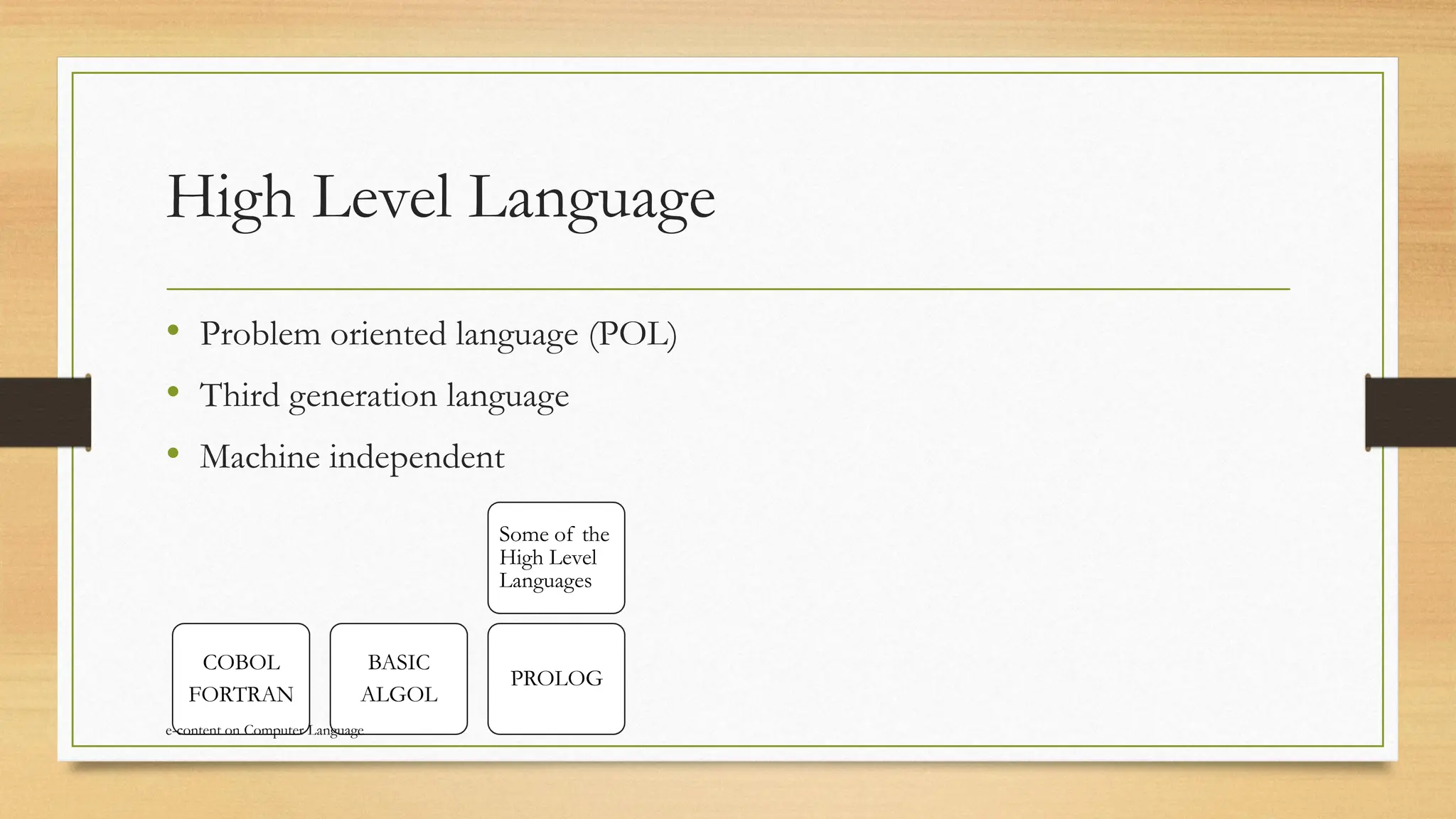 Computer Language: Introduction, Types and Advantanges | PPT