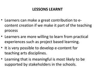 E content creation | PPT