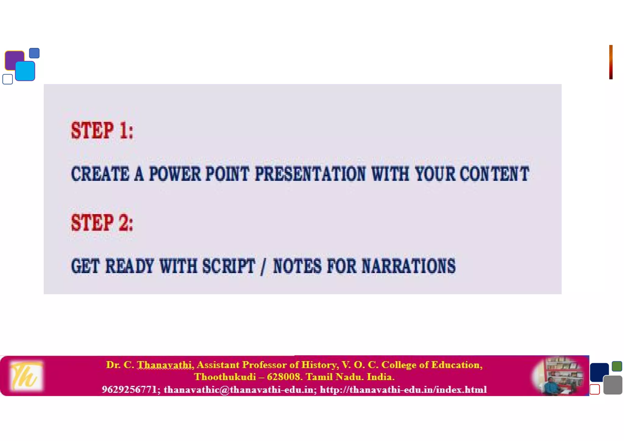 E-content development with ppt | PDF