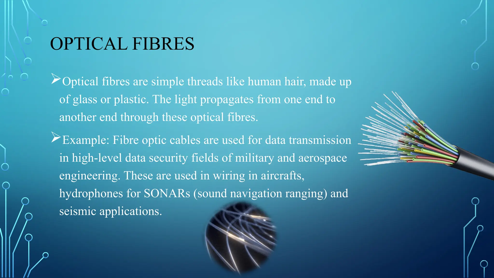 Basics of Optical Fibre, Optical Fibre communication | PPTX