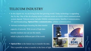Basics of Optical Fibre, Optical Fibre communication | PPTX