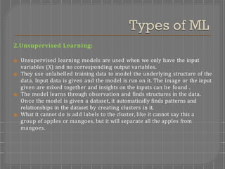 Unsupervised & Supervised learning Strategies in detail.pptx | Artificial Intelligence ...