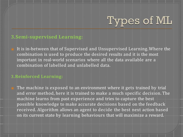 Unsupervised & Supervised learning Strategies in detail.pptx | Artificial Intelligence ...