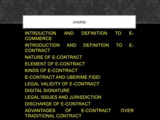 E contract | PPTX