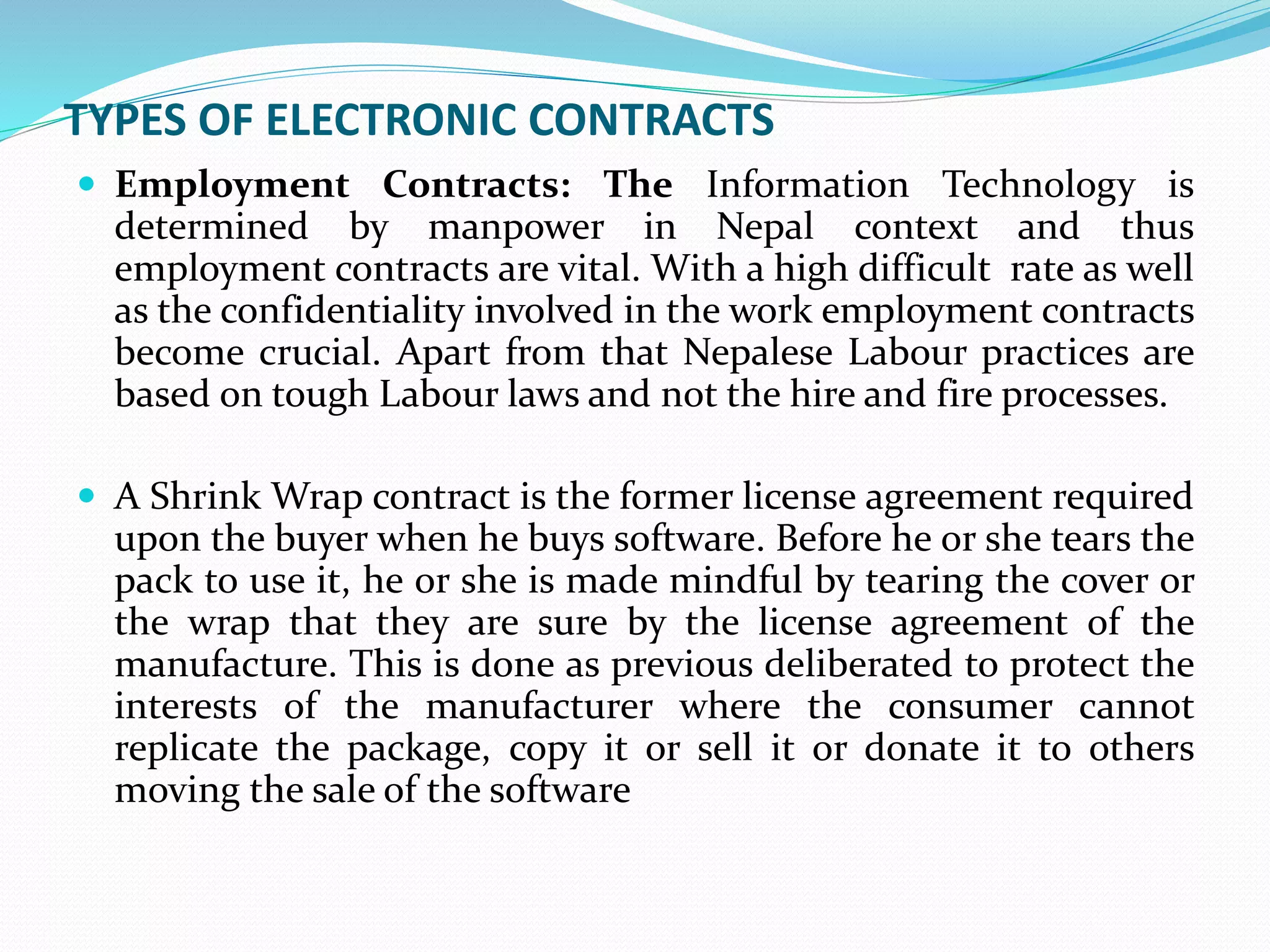 E contract | PPTX